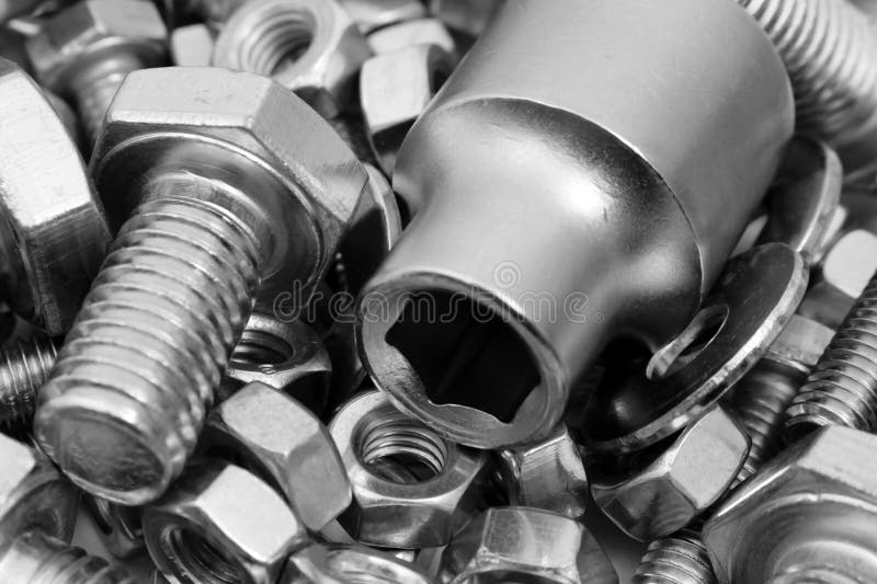 Construction Hardware Background. Stock Photo - Image of equipment ...