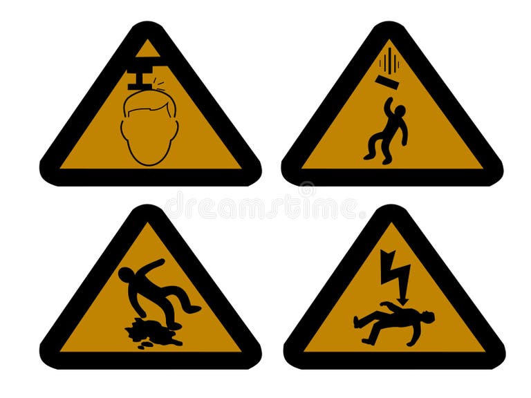 Construction Worker Injury Signs Stock Illustrations – 508 Construction ...