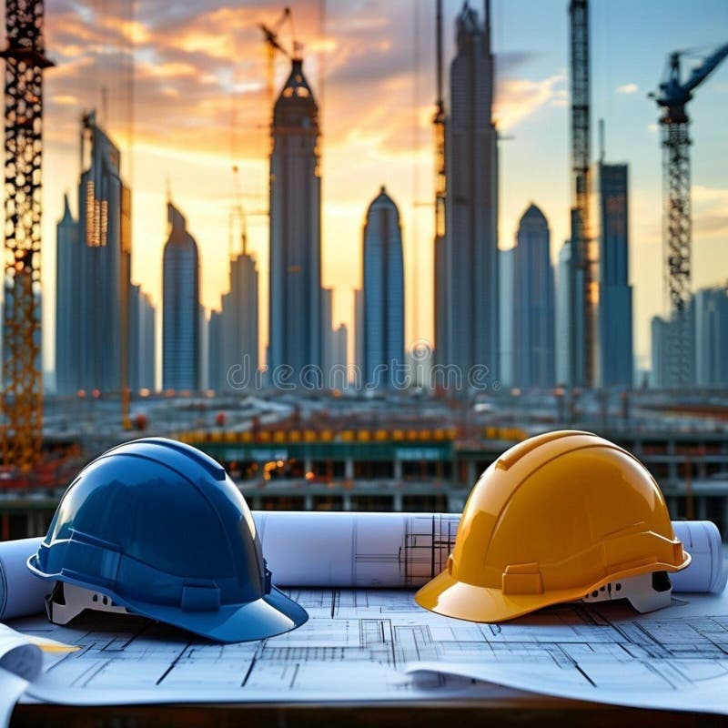 Construction helmet stock illustration. Illustration of construction ...