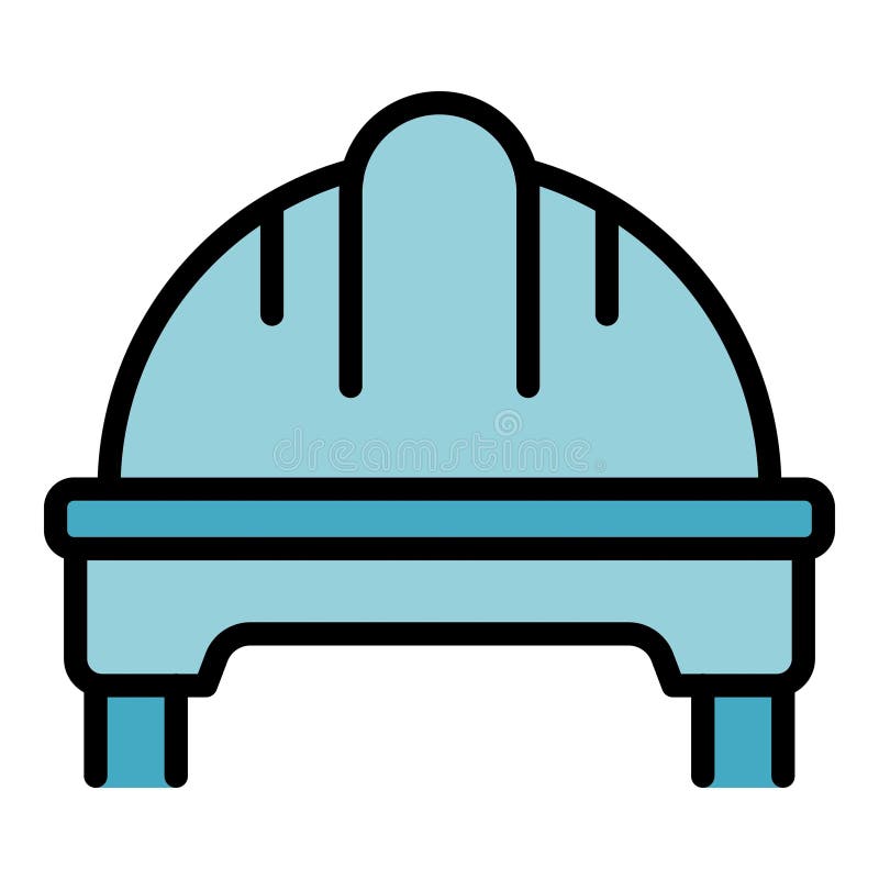 Construction Helmet Icon Vector Flat Stock Vector - Illustration of ...