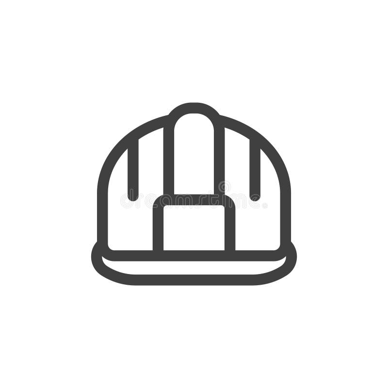 Construction Helmet Icon. a Simple Image of a Standard Helmet To ...