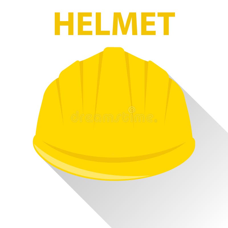 Construction Helmet, Realistic Yellow Construction Helmet. Cartoon ...