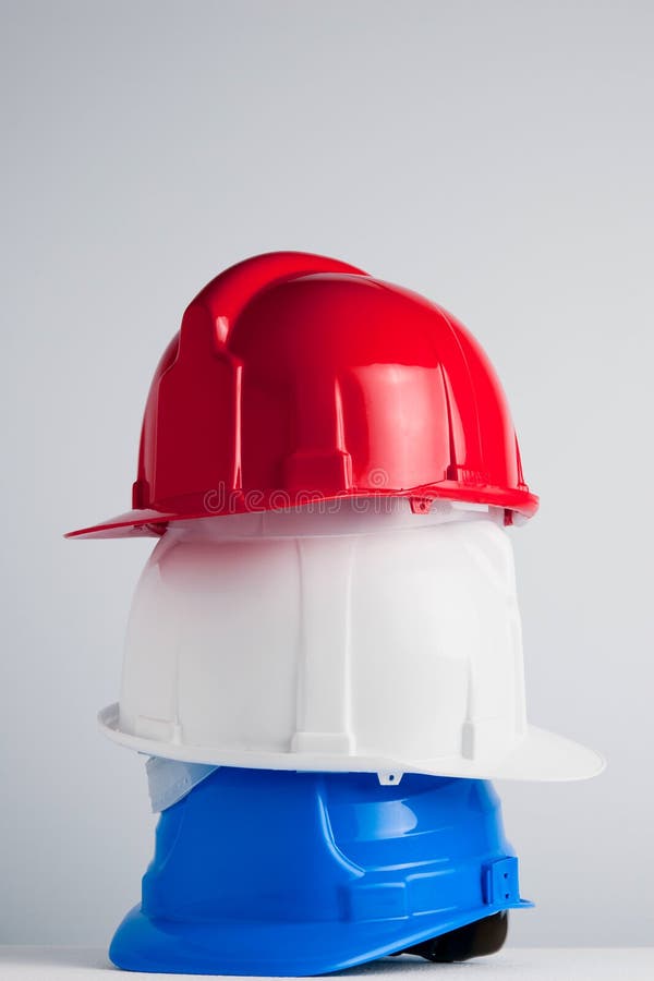 Construction helmets stock image. Image of project, engineering - 21850361