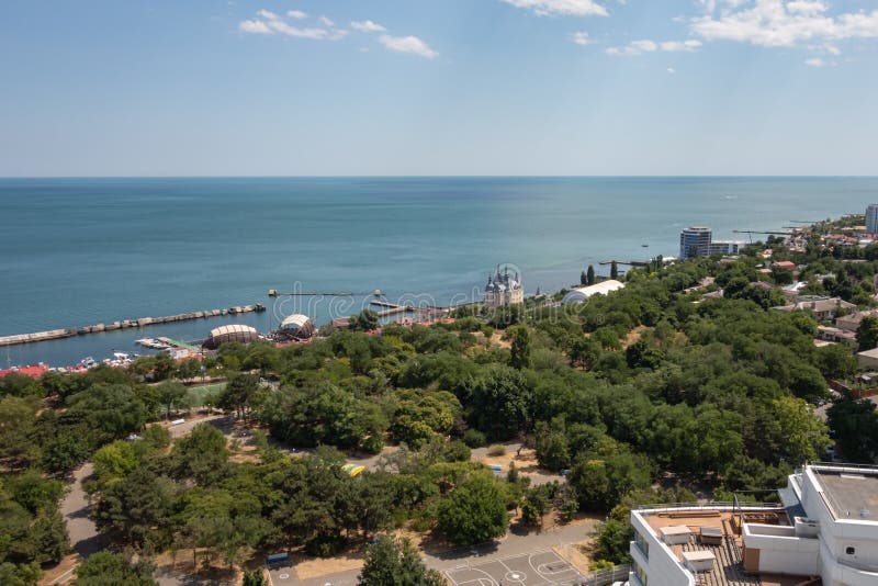 The Construction of a High-rise Apartment Building on the Seashore ...