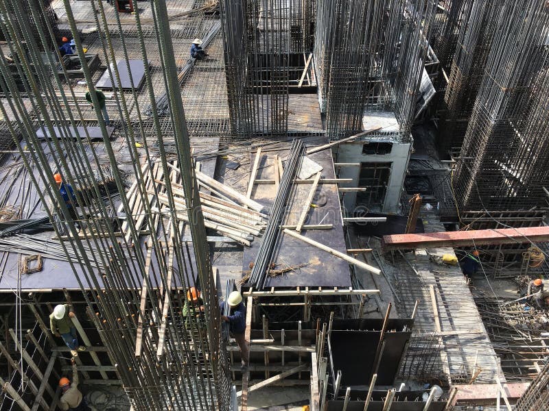 Construction of High Rise Building Editorial Image - Image of balk ...