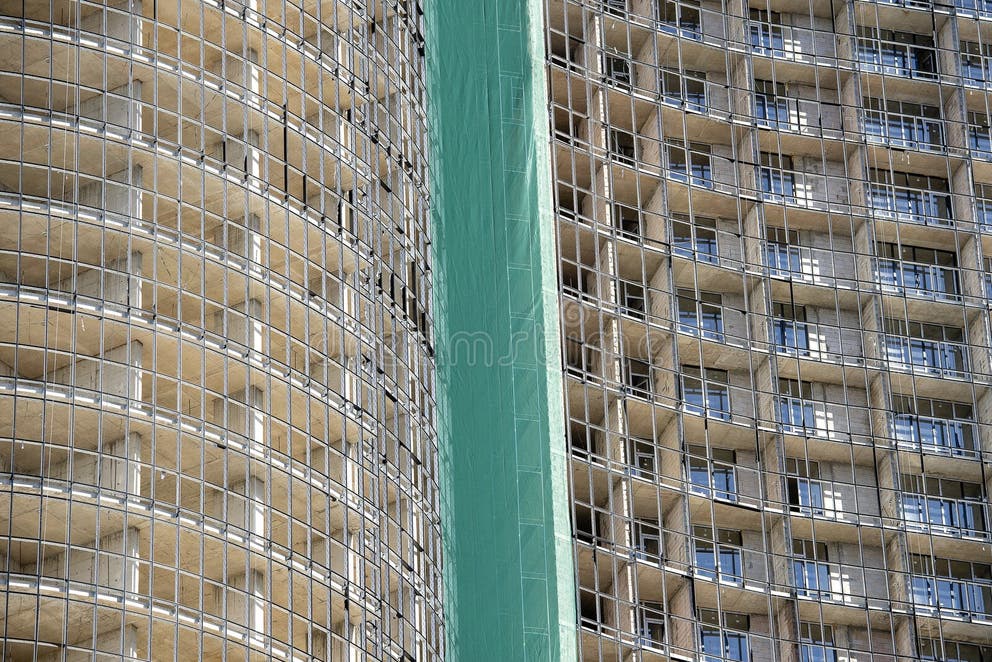 Construction of a High-rise Building. Building Construction Using ...