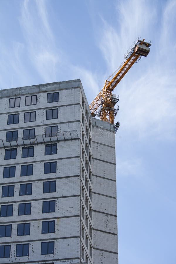 Construction of a High-rise Building. Repair, Construction. Close Up ...