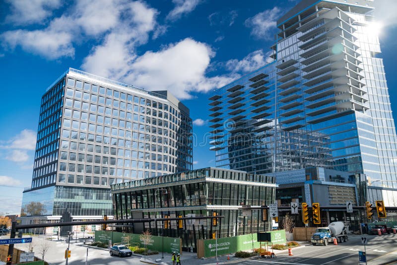 Construction High Rise Building Reston Virginia Stock Photos - Free ...