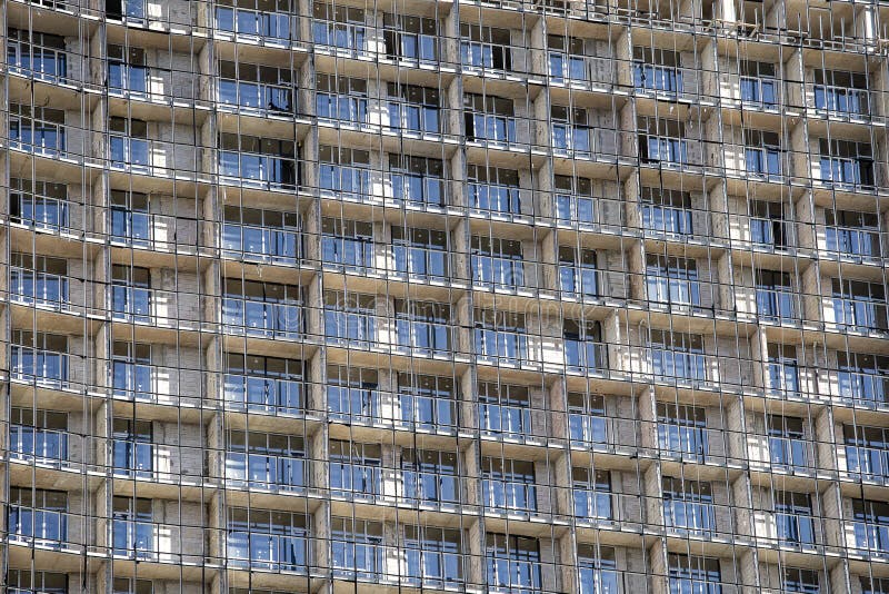 Construction of a High-rise Building. Building Construction Using ...