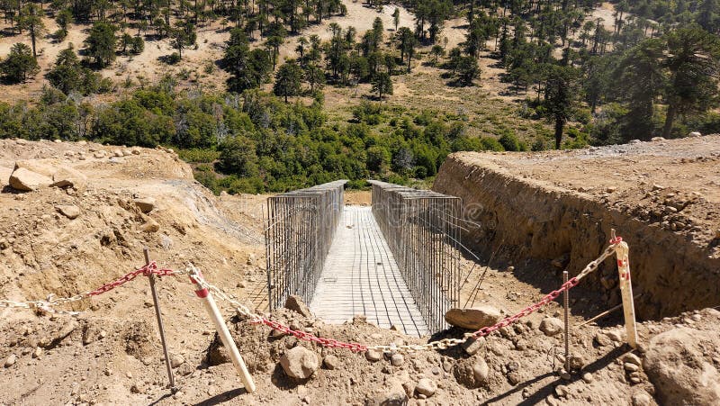 Construction - Highway Bridge Assembly Stock Image - Image of street ...