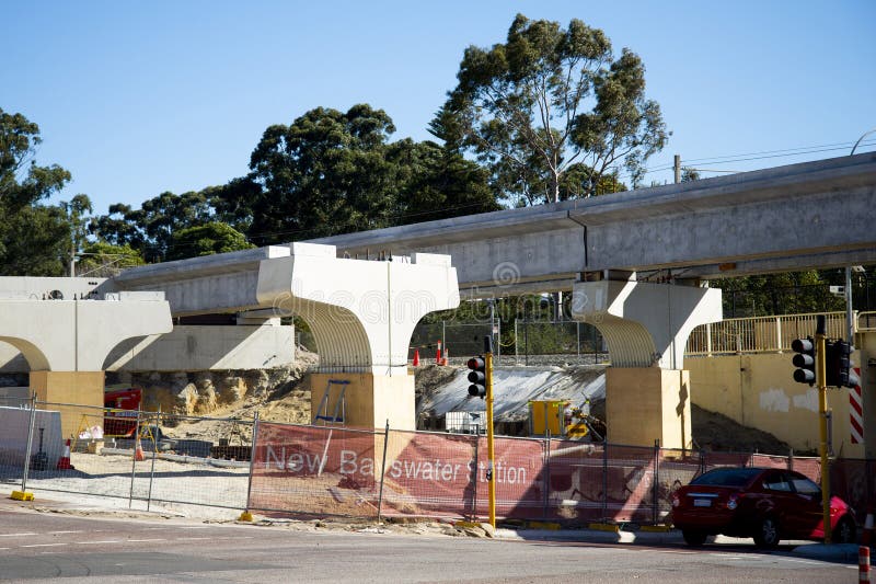 Highway Overpass editorial stock photo. Image of australia - 272046718