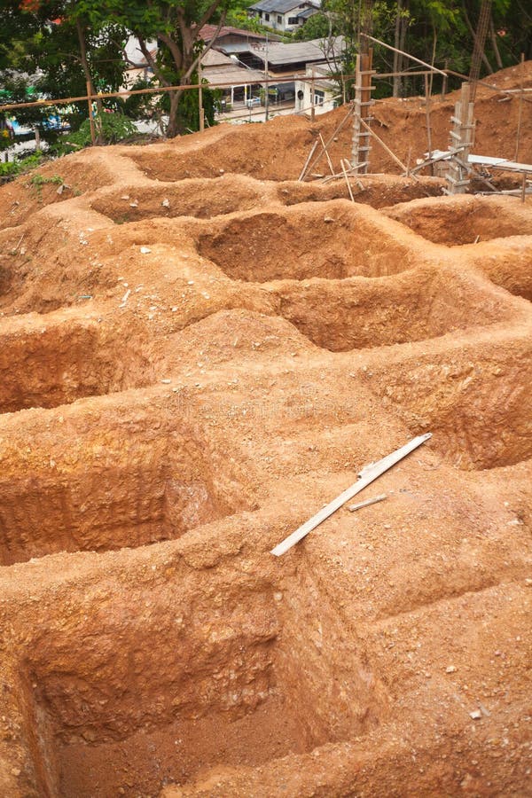 Construction hole stock photo. Image of flow, building - 25330470