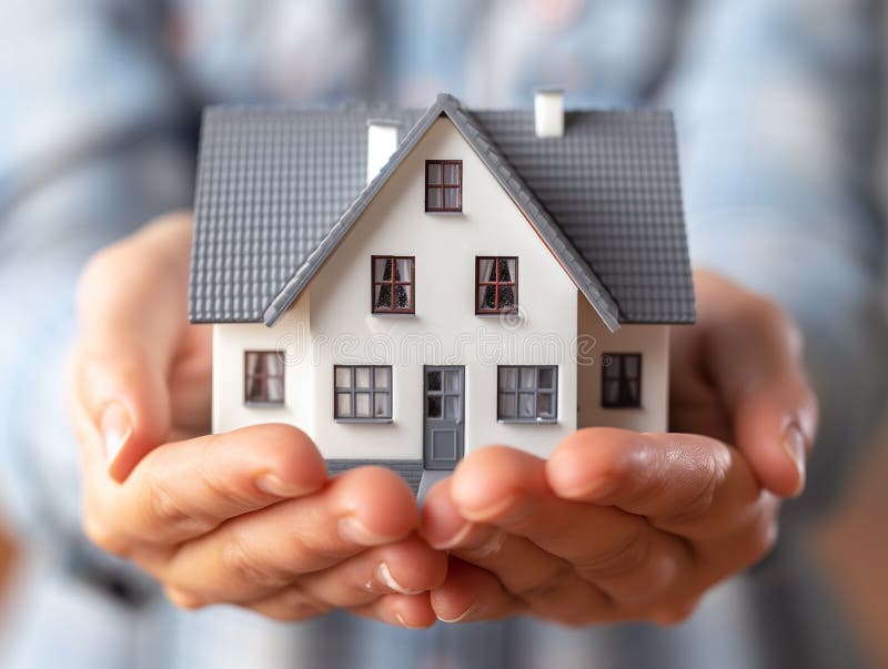 Construction and Home Design Model in Hands, Home Design, and ...