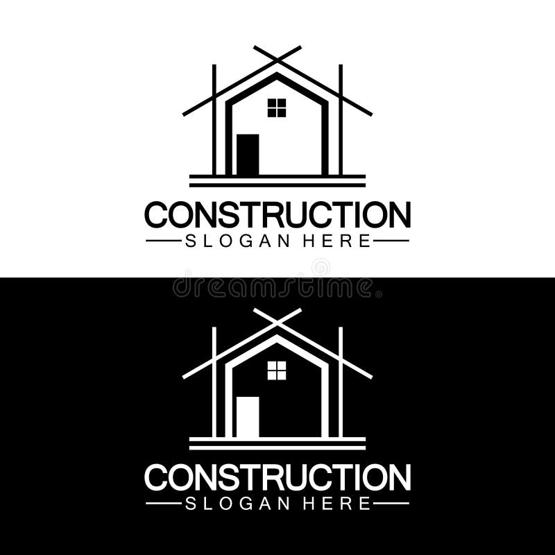 Construction, Home Repair, and Building Concept Logo Design, Home ...