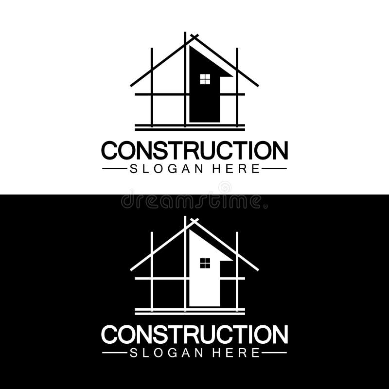 Construction, Home Repair, and Building Concept Logo Design, Home ...