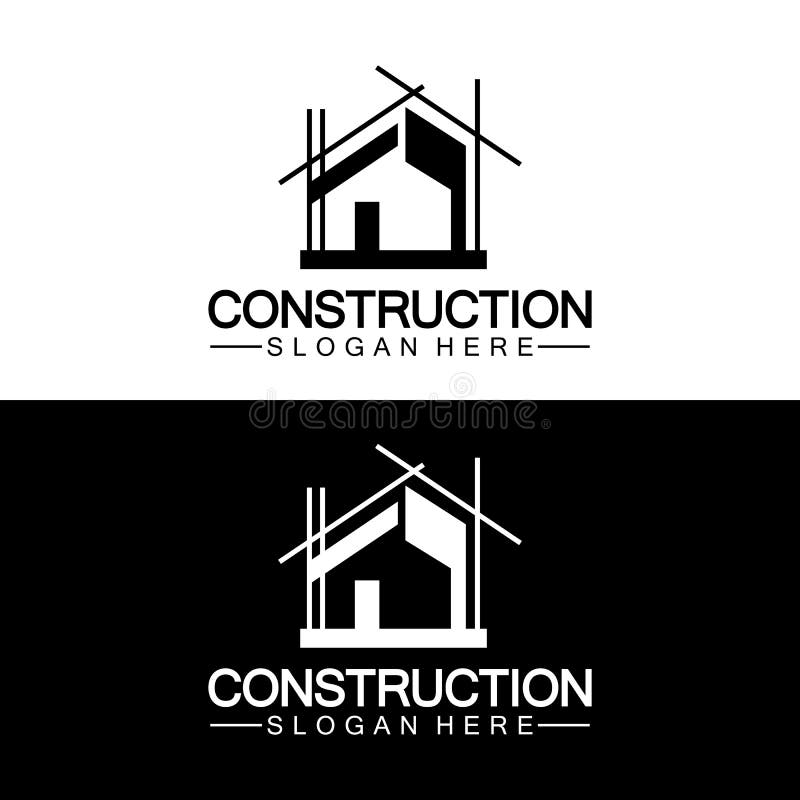 Construction, Home Repair, and Building Concept Logo Design, Home ...