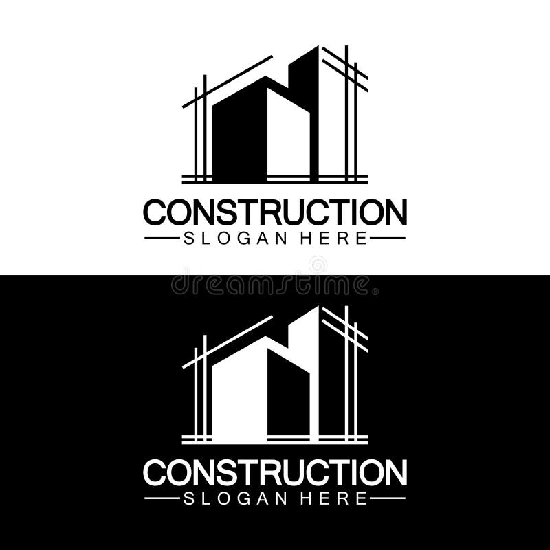 Construction, Home Repair, and Building Concept Logo Design, Home ...