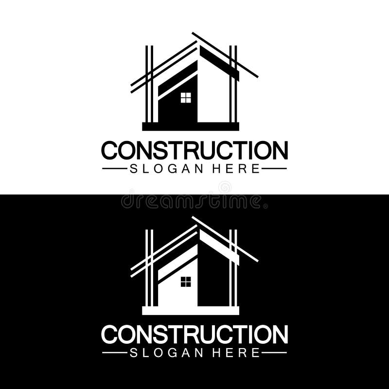 Construction, Home Repair, and Building Concept Logo Design, Home ...
