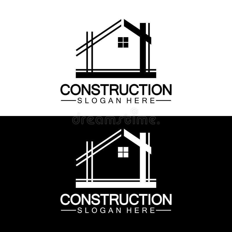 Construction, Home Repair, and Building Concept Logo Design, Home ...