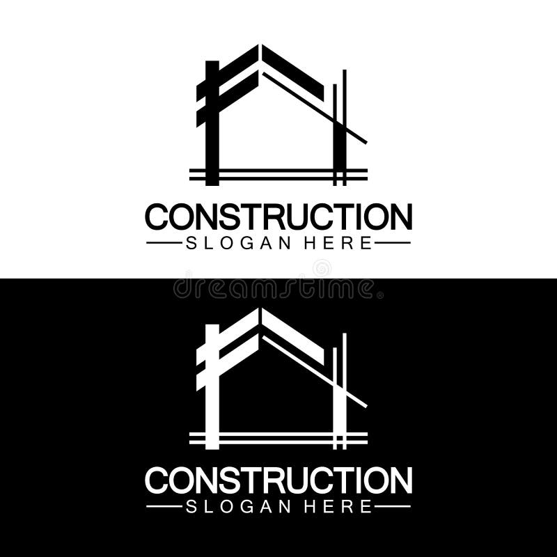 Construction, Home Repair, and Building Concept Logo Design, Home ...