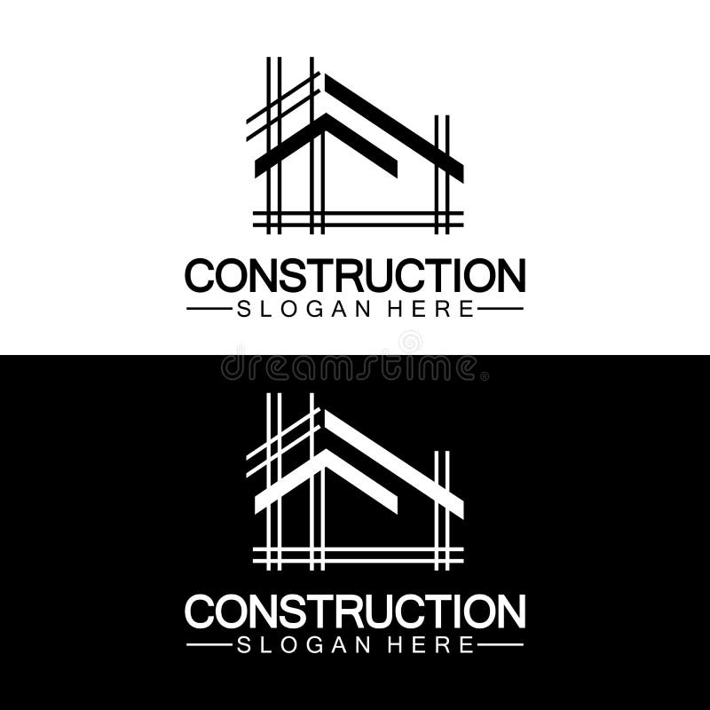 Construction, Home Repair, and Building Concept Logo Design, Home ...