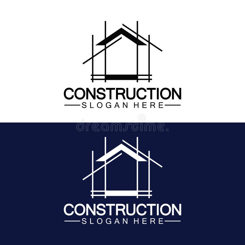 Construction, Home Repair, and Building Concept Logo Design, Home ...