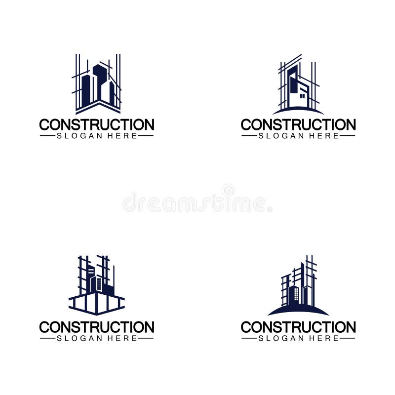 Construction, Home Repair, and Building Concept Logo Design, Home ...
