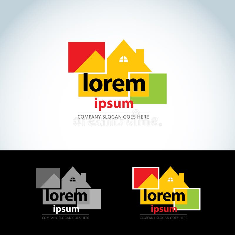 Construction Homes Logo Template. Home Builder Logotype. House Abstract ...