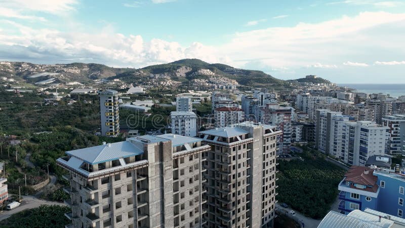 Construction of Houses, the Process of Preparing the Facade for ...