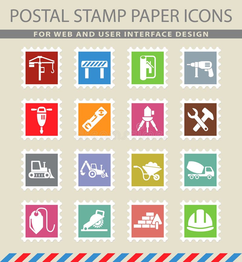 Construction Stamps Stock Illustrations – 847 Construction Stamps Stock ...
