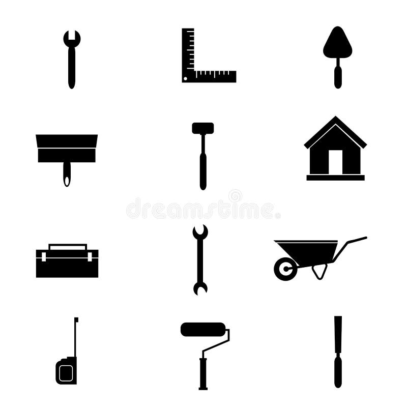 Housekeeping icons stock vector. Illustration of domestic - 45199984