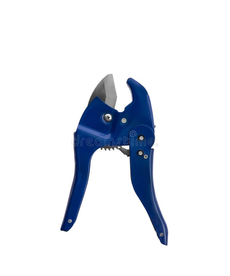 Construction, Industrial Tool Plastic Pipe Cutter Stock Image - Image ...