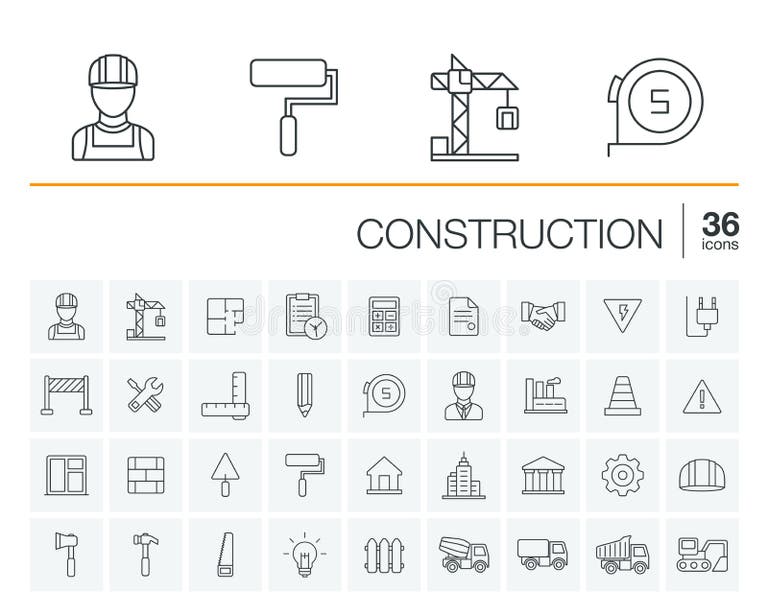 Architectural Building Icon Color Outline Stock Illustrations – 1,636 ...