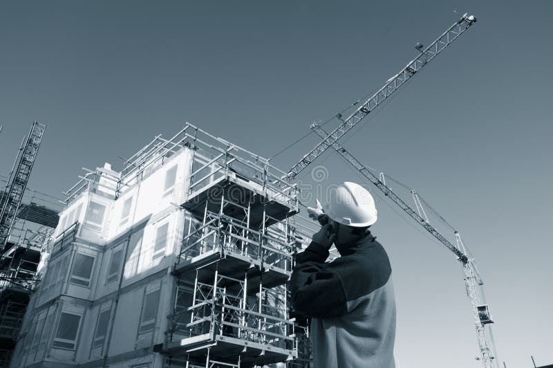 Construction site stock photo. Image of construction - 15297552