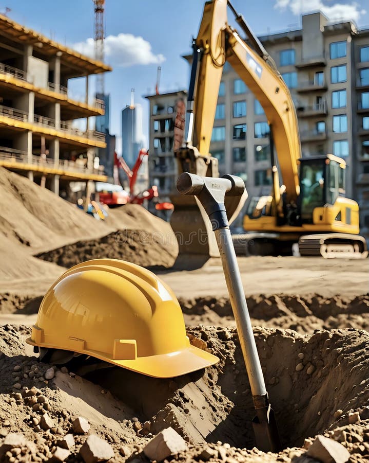 Construction Industry Buildings Architecture Site Safety Stock ...