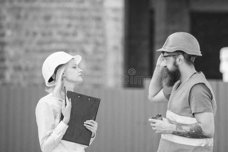 Construction Industry Concept. Relationships Construction Client and ...