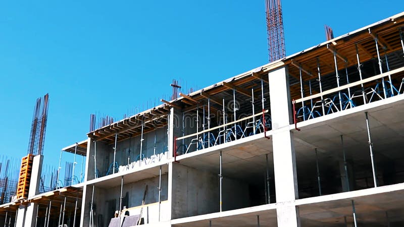 The Process of Creating a Floor. Formwork Flooring. Interior of a ...