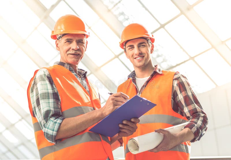 Construction Workers stock photo. Image of building, mature - 39559994