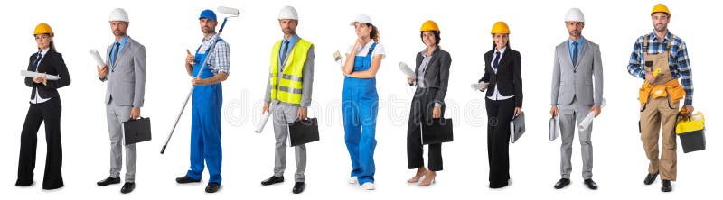 Construction Industry Workers Stock Photo - Image of contractor ...