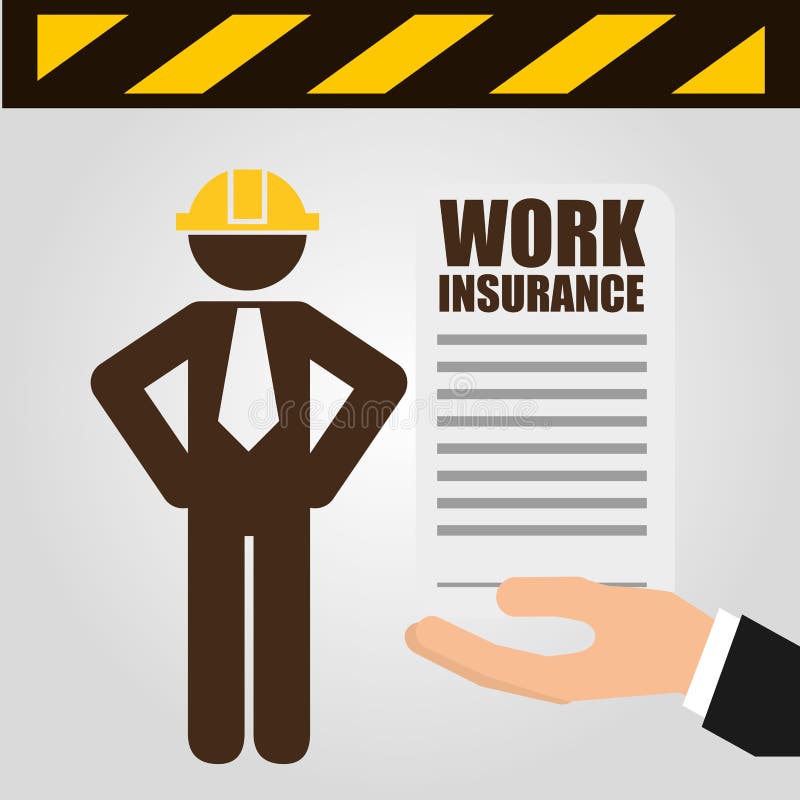 Construction insurance stock vector. Illustration of isolated - 59855739