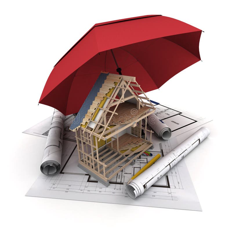 Insurance Services Home Life Auto Stock Illustration - Illustration of ...