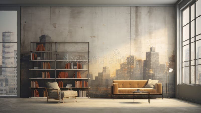 Construction Interior Wall City Background Stock Illustration ...