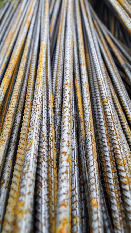 Construction iron bars stock photo. Image of pile, single - 60008292