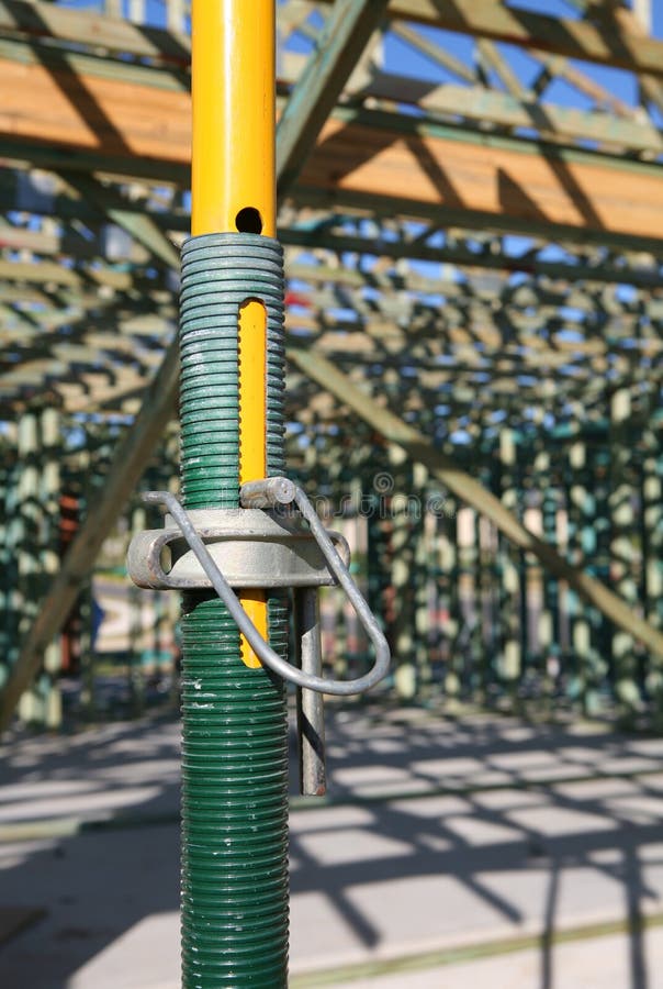 Construction Jack stock image. Image of steel, adjustable - 888769