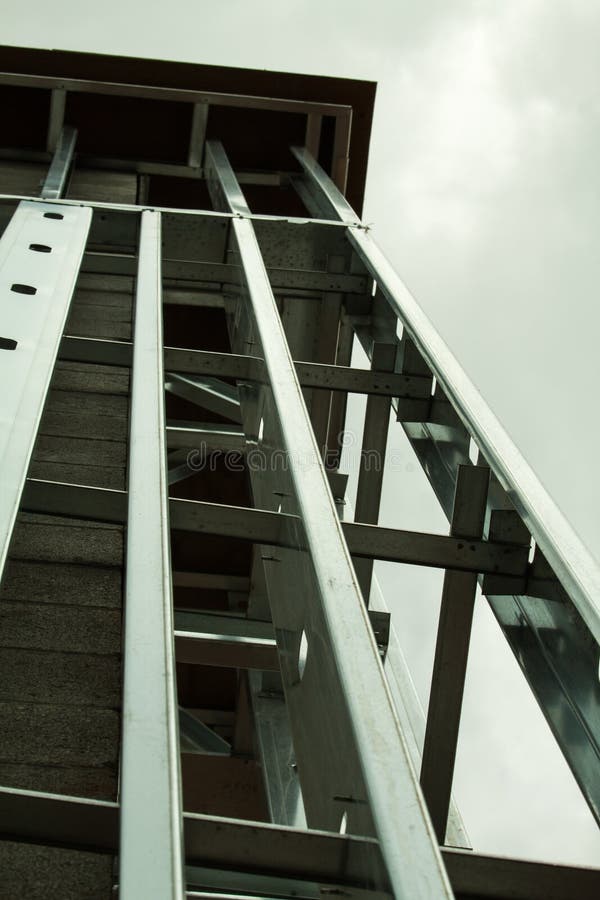 Construction Job Site Iron Building Materials Stock Image - Image of ...