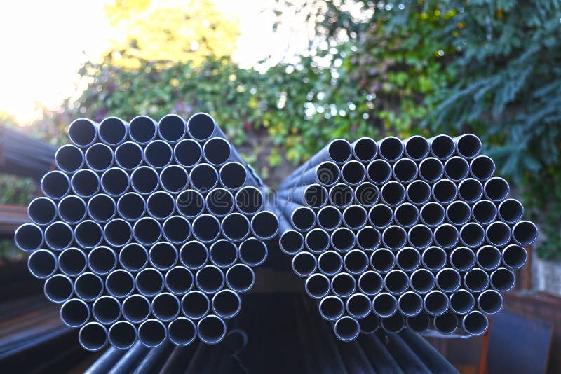 Construction Job Site Iron Building Materials Stock Photo - Image of ...