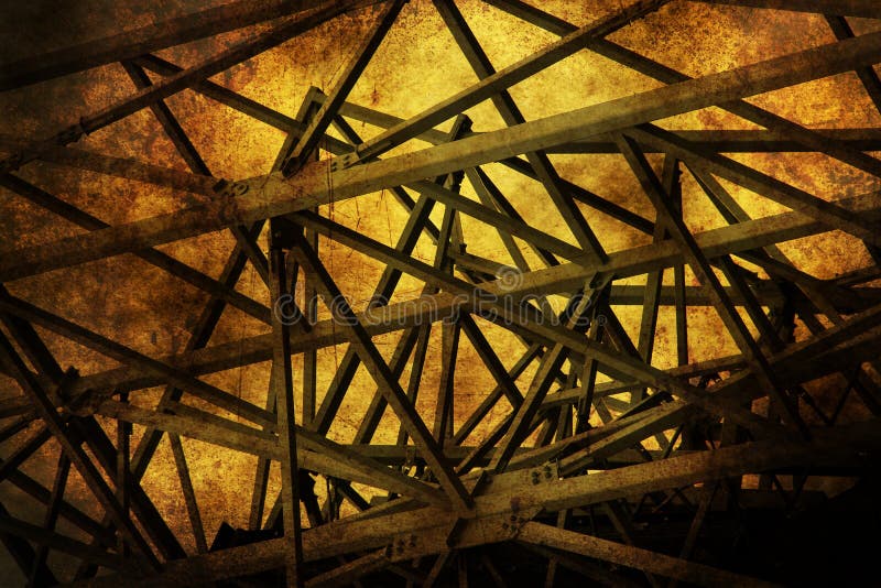 Construction Joints on Grunge Background Stock Image - Image of ...