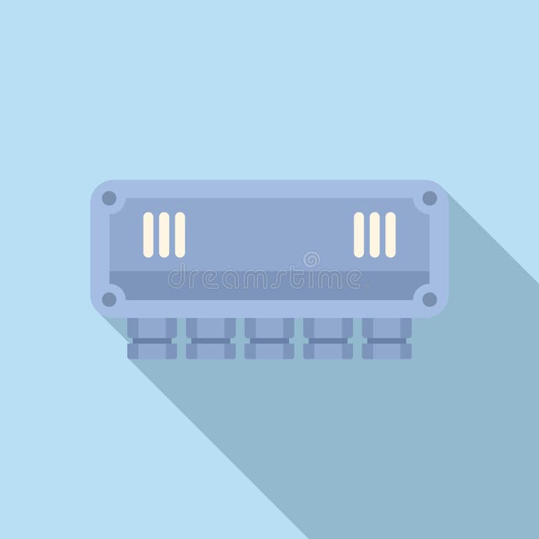 Construction Junction Box Icon Flat Vector. Safety Wall Stock Vector ...
