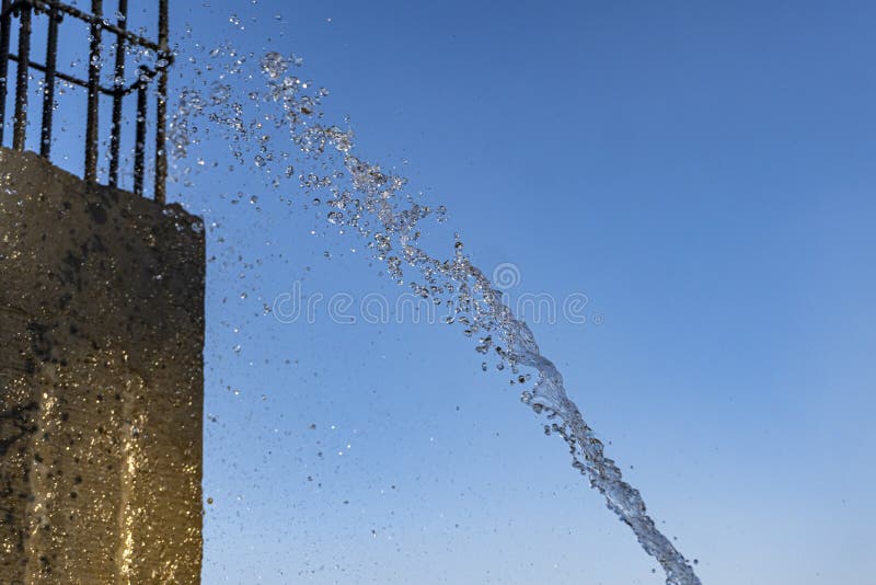 Construction Labour Curing Brick Cement Column by Using Plastic Pipe ...