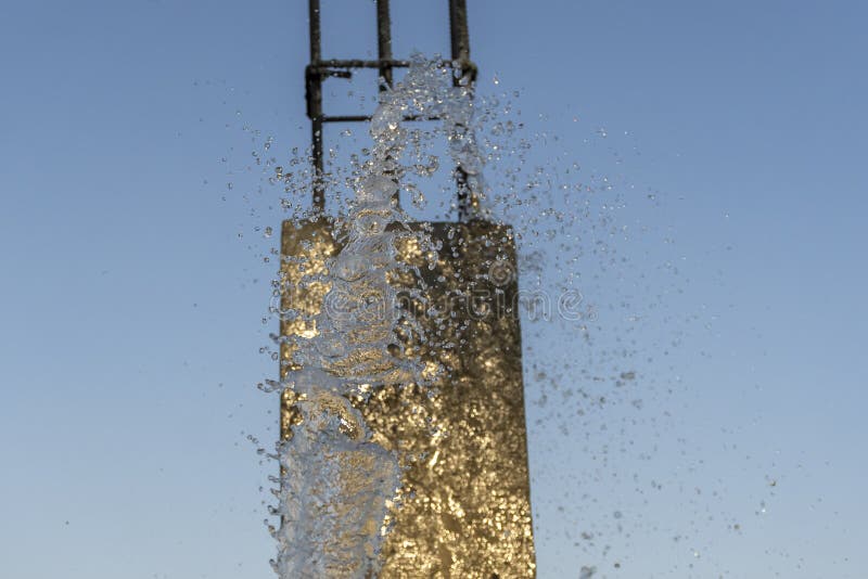 Construction Labour Curing Brick Cement Column by Using Plastic Pipe To ...